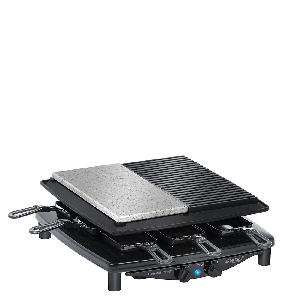 Gourmet-Raclette Made in Germany, Grillfläche 29 x 29 cm