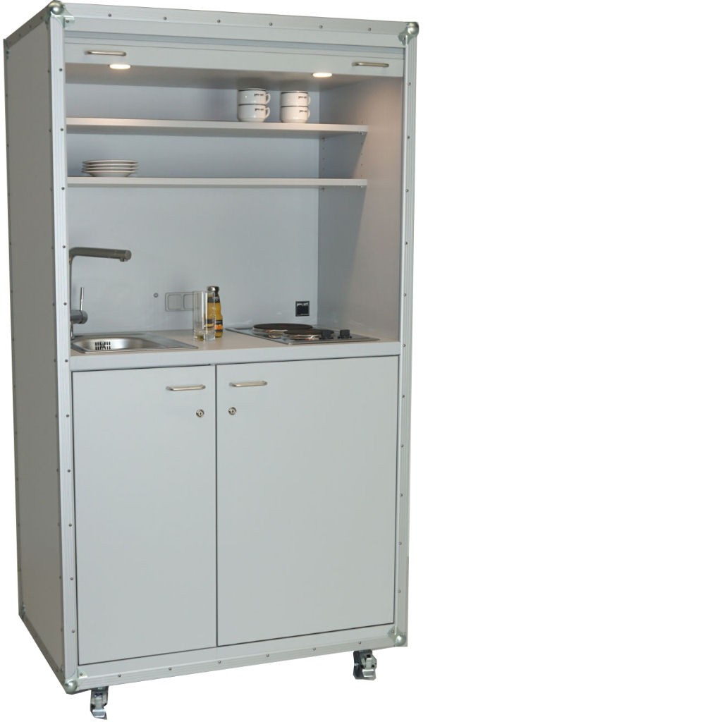 pro-art casekitchen light - Flightcase mit Rollen