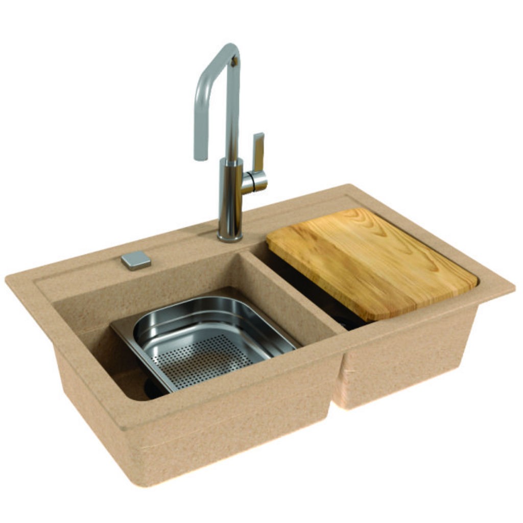 Kunstgranit Spüle Atrox 50