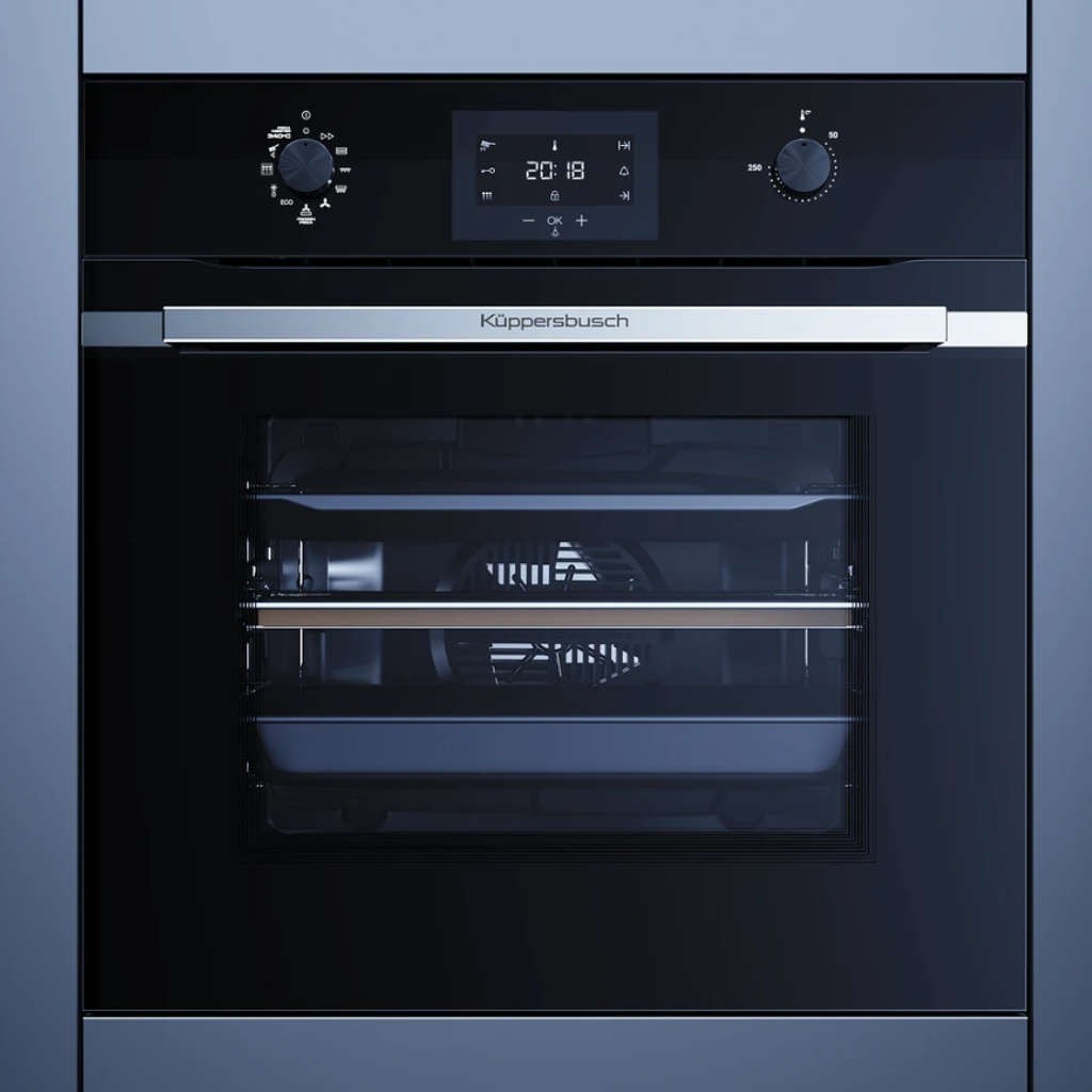 Einbau-Backofen mit Pizzafunktion und Pyrolyse