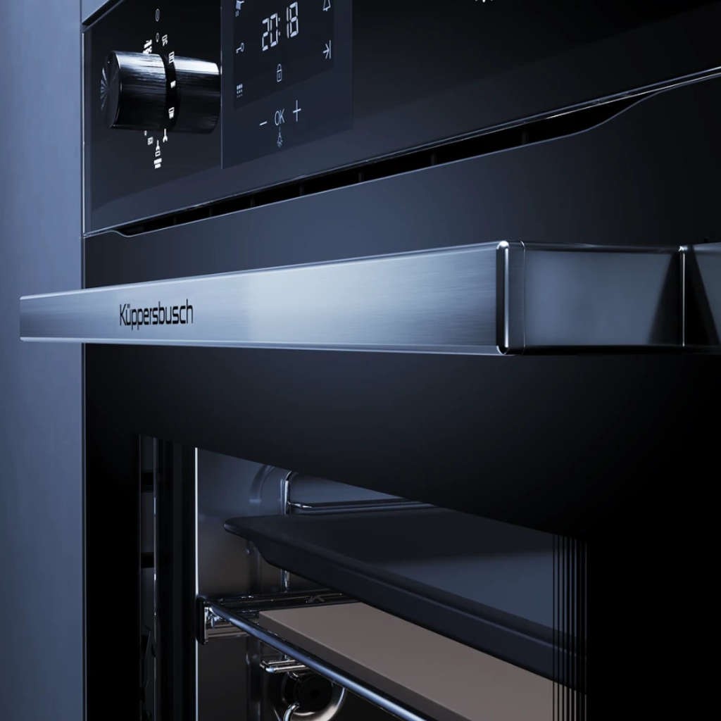 Einbau-Backofen mit Pizzafunktion und Pyrolyse